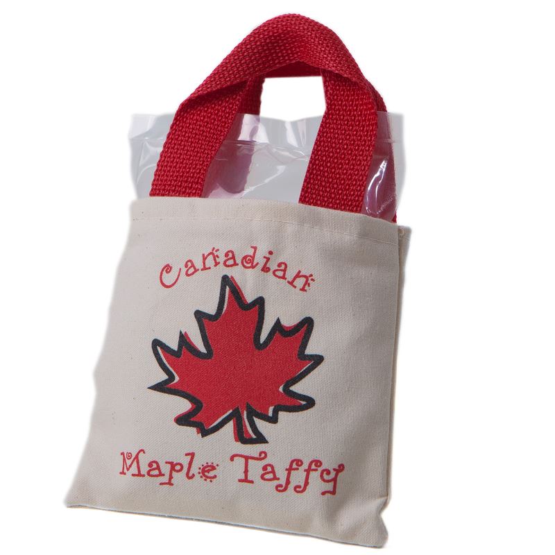 Canadian Maple Taffy in Maple Leaf Tote Bag – UCANADA