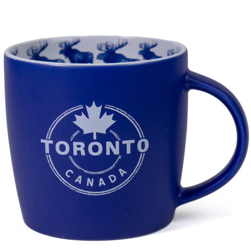 Toronto Canada Mug with Moose Pattern Interior – UCANADA