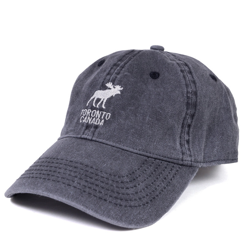 Toronto Canada Embroidered Cap with Moose - Adjustable – UCANADA