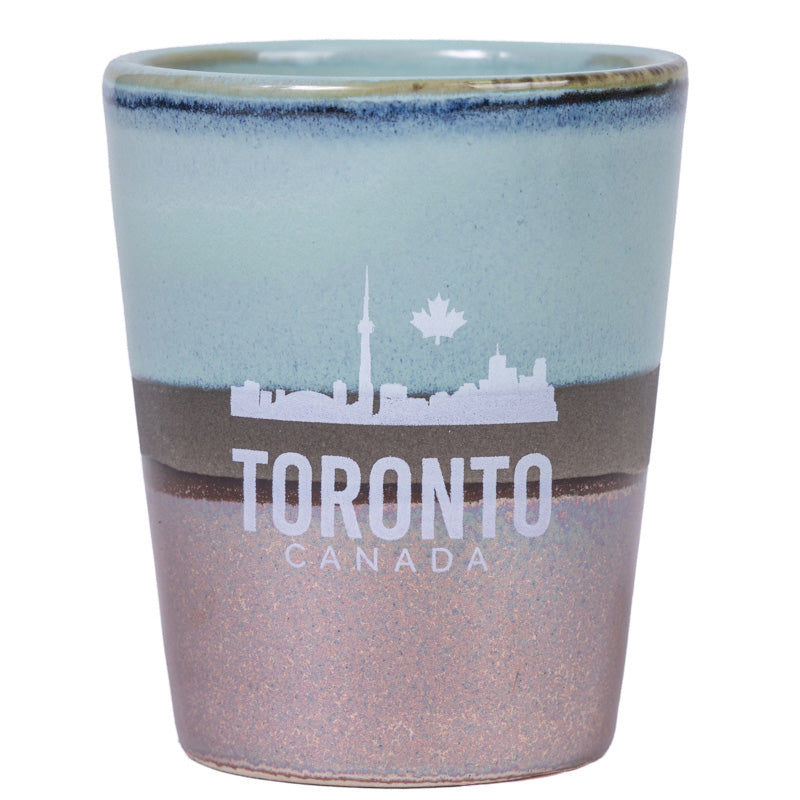 Toronto City Skyline Shot Glass - Turquoise – UCANADA