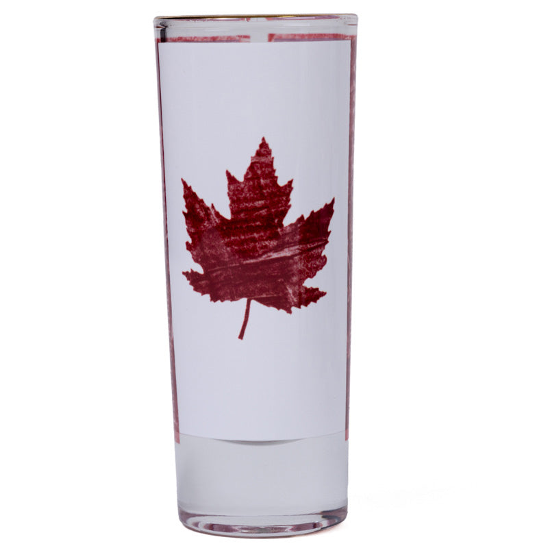 Canadian Maple Leaf Distressed Tall Shot Glass – UCANADA