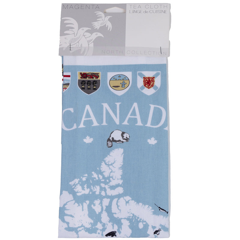 Tea Towel - Canada Map – UCANADA