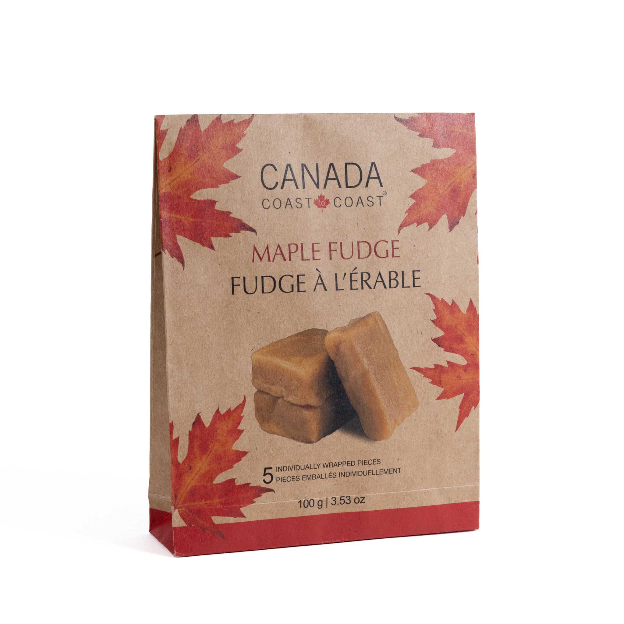 Canada Coast to Coast Maple Fudge - 100g – UCANADA