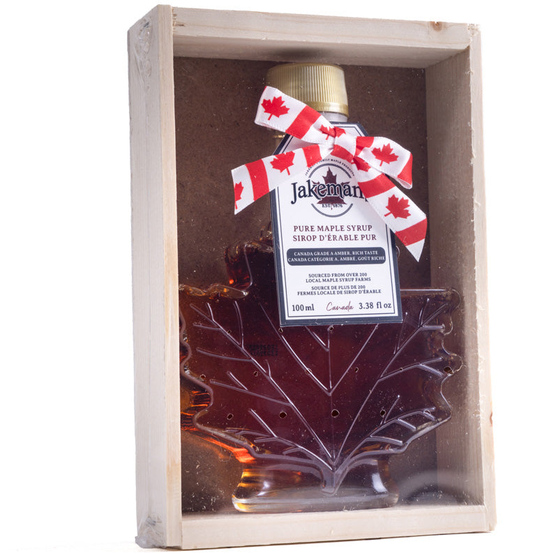 Maple Syrup Canada Grade A Amber 100ml Gift Pack - Jakeman's Maple Pro ...
