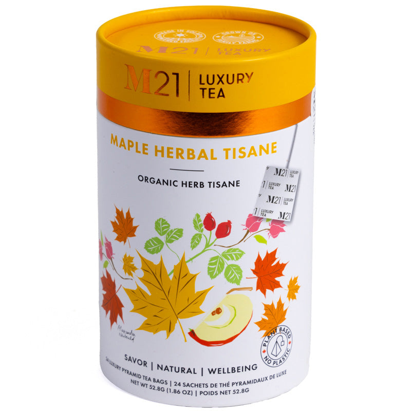 Organic Maple Herbal Tisane Tea in Paper Can - 24 tea bags – UCANADA